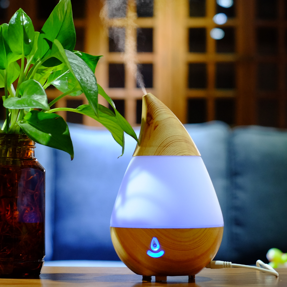 Taffware Air Humidifier Aromatherapy Diffuser Wood 235ml - HUMI AJ-215 ...