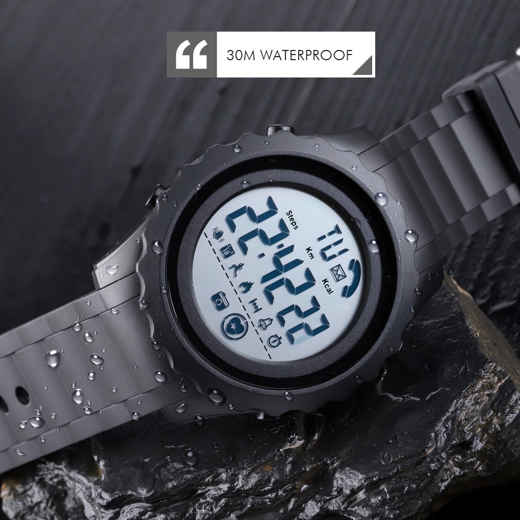 SKMEI Jam Tangan Smartwatch Pria Bluetooth Pedometer Heartrate - 1626 ...