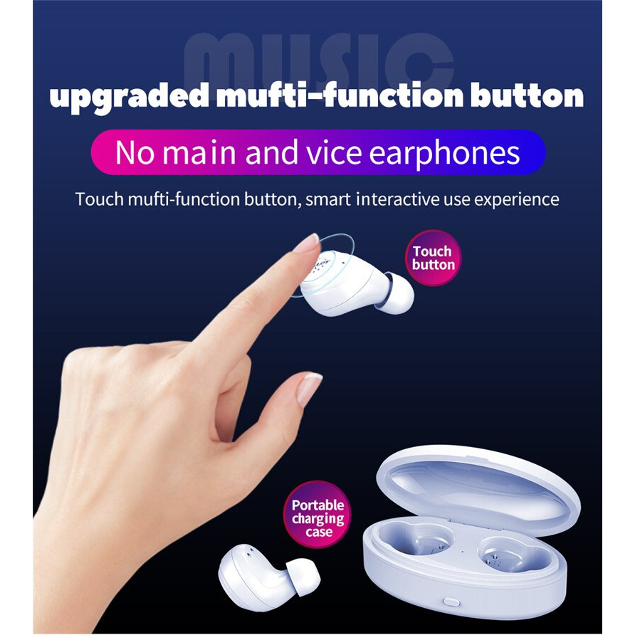 Zealot TWS Earphone True Wireless Bluetooth 5.0 Charging Dock - H19 ...
