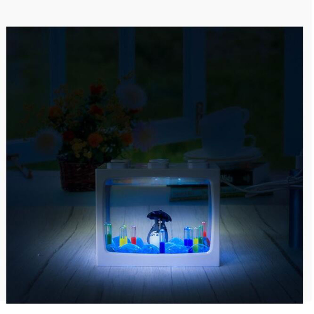 TOPINCN Aquarium Mini Lego Block with White LED - TOP5 - White ...