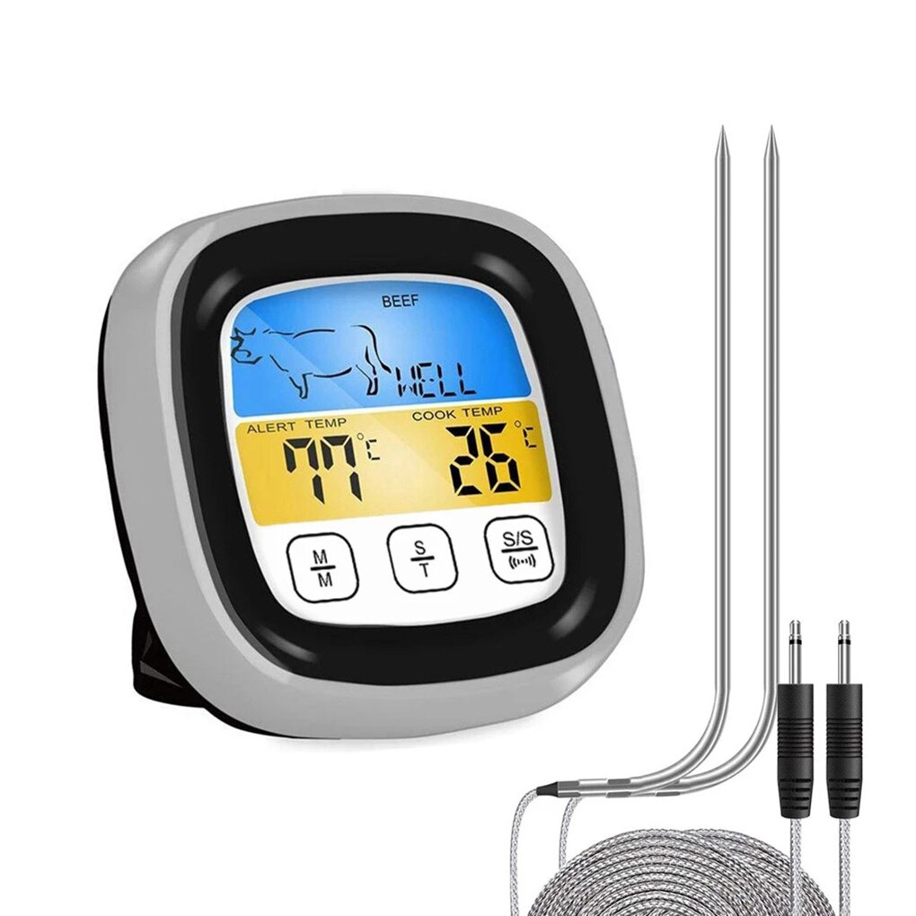 Anpro Termometer Makanan Daging Digital Touch Screen with Timer - HY ...