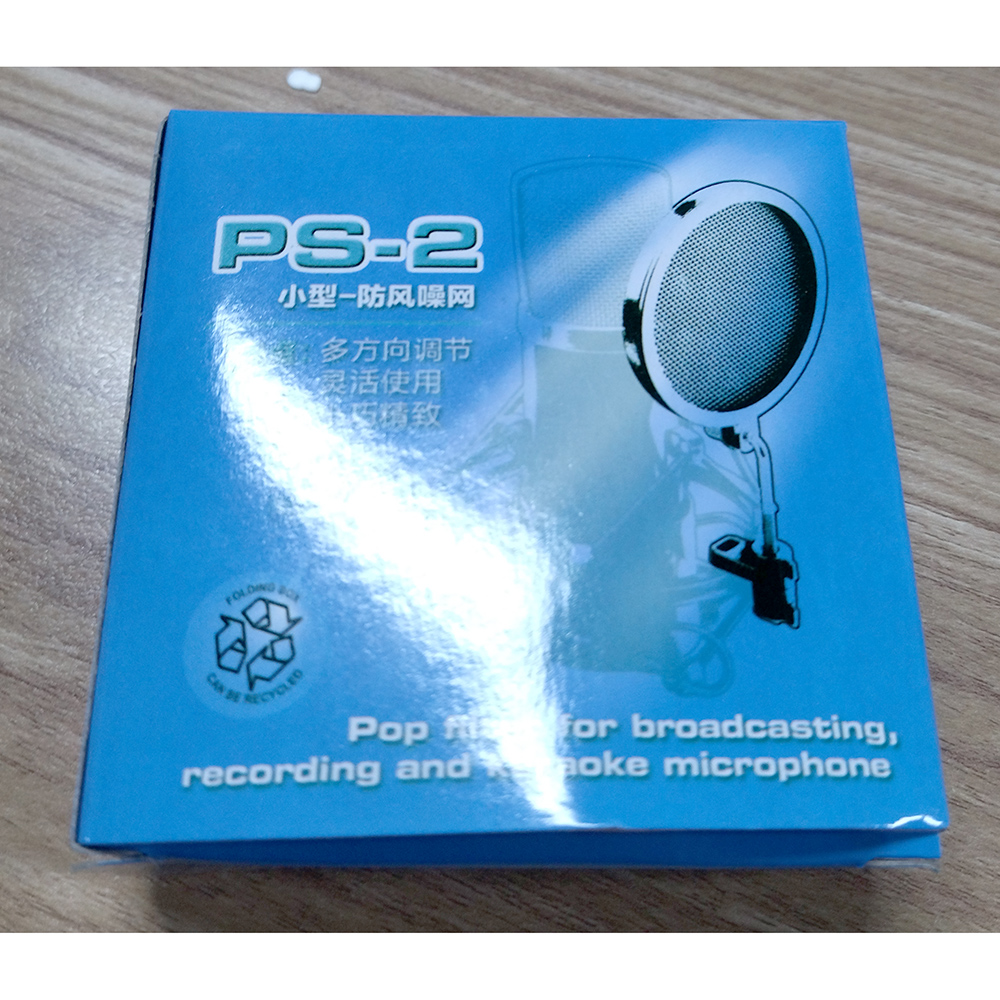NoIcee Pop Filter Mikrofon Shield Dual Layer Rotatable 3 Inch - PS-2 ...
