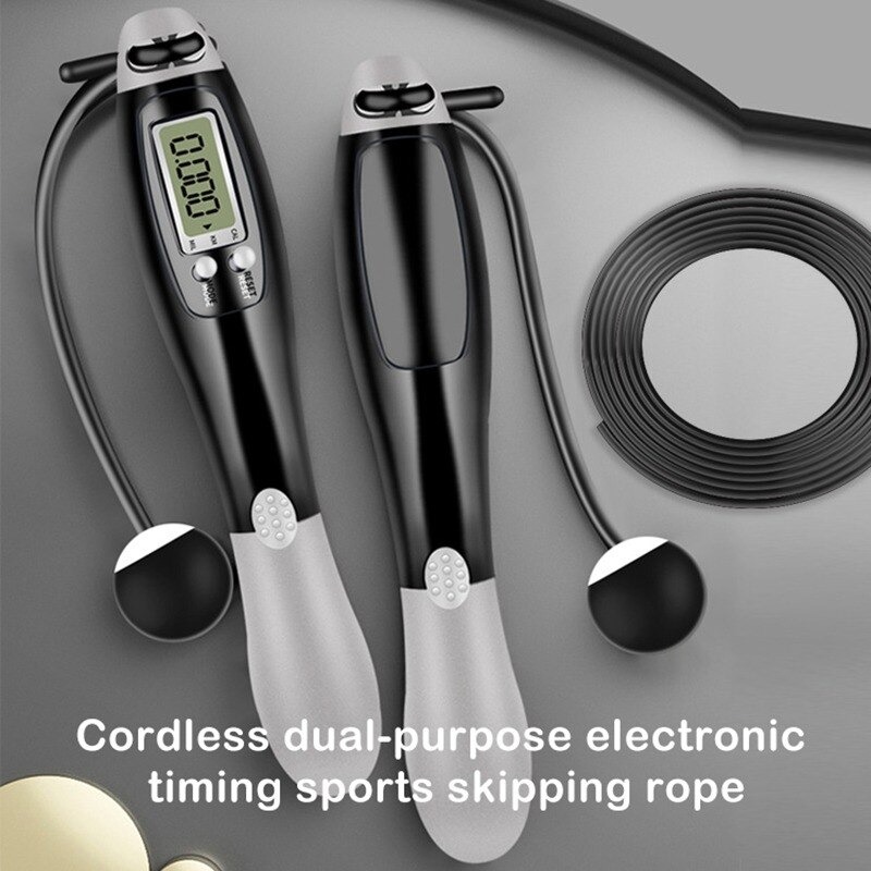 Rooper Tali Skipping Ropeless Weighted Ball Cordless Count LCD - RP001 ...