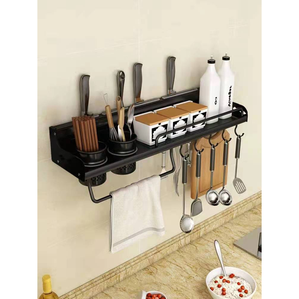 Saintbo Rak Organizer Dapur Kitchen Storage Rack 57.5cm - G61 - Black ...