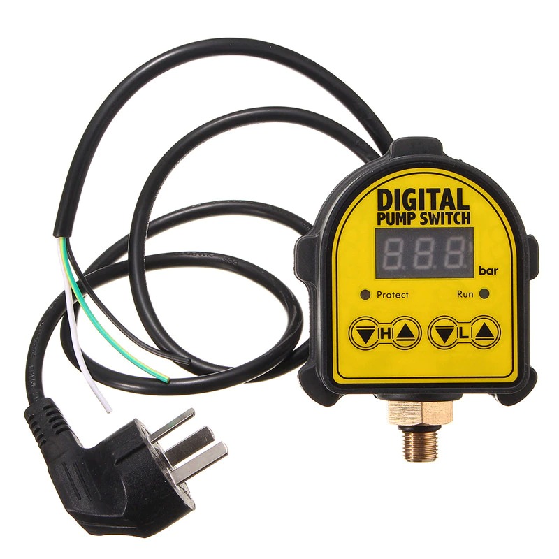 AQUALIN Pengatur Pompa Air Digital Automatic Pump Switch Pressure 220 V ...