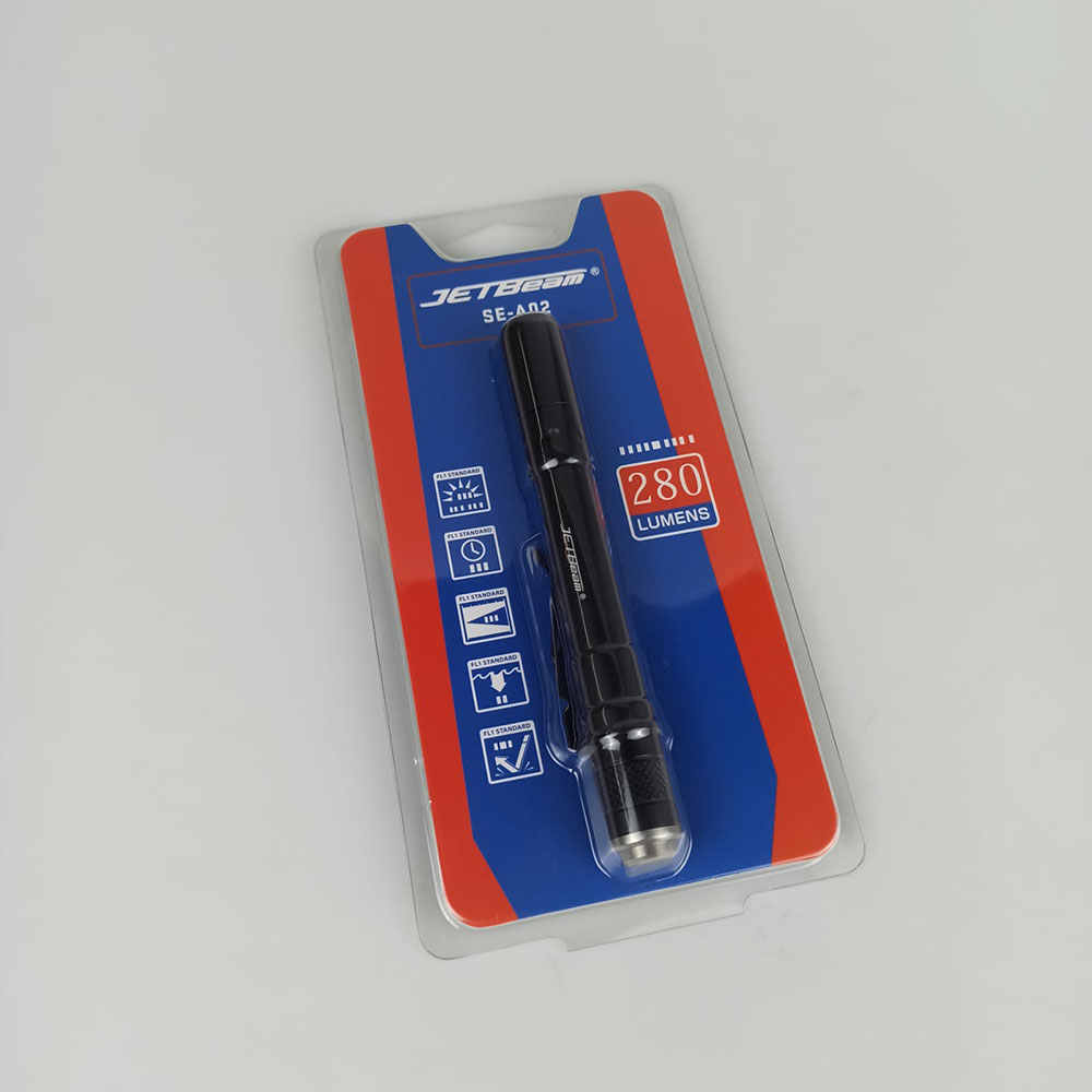 JETBeam Senter Tiny Pen LED CREE XP-G3 280 Lumens - SE-A02 - Black ...