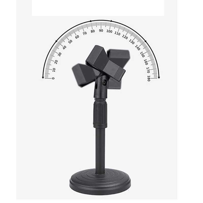 TaffSTUDIO Stand Mikrofon Desktop Disc Microphone Adjustable Height ...