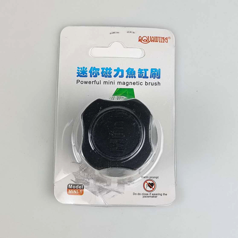 AQUAWING Sikat Kaca Magnetic Floating Brush Aquarium - Mini-1 - Black ...