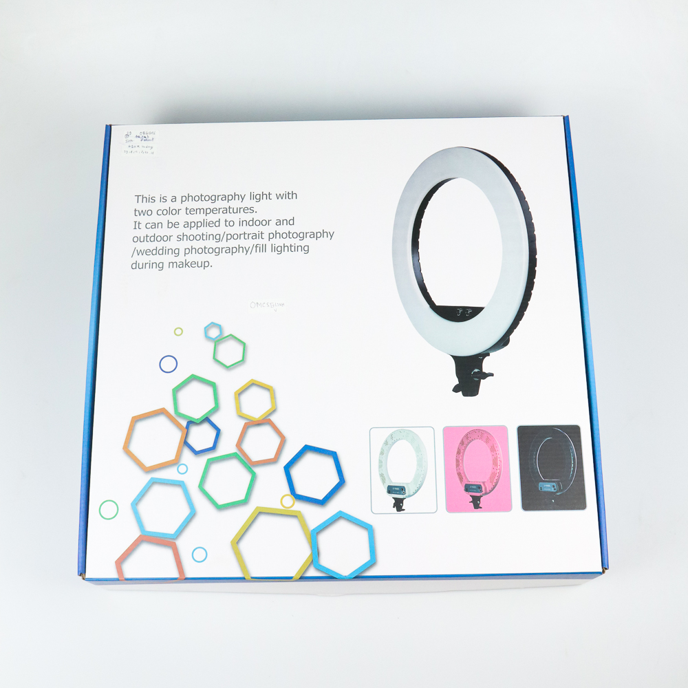 TaffSTUDIO Lampu Halo Ring Light LED Kamera DSLR Smartphone 18 Inch ...