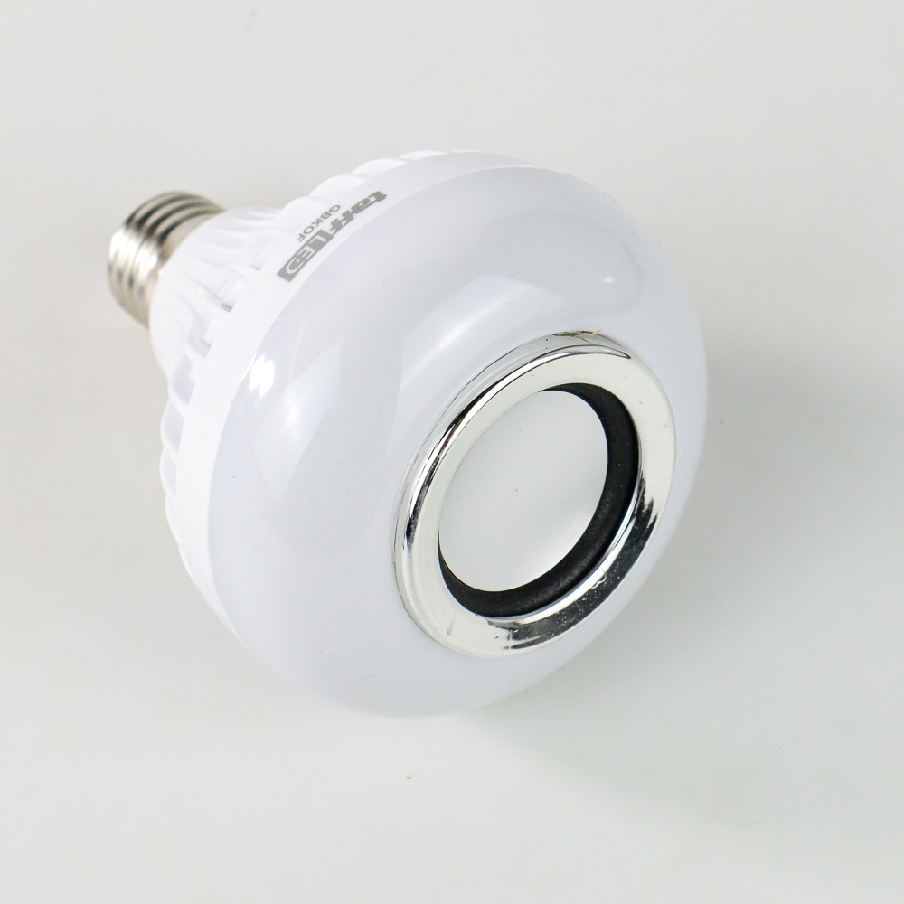 TaffLED LED RGB E27 12W dengan Bluetooth Speaker - GBKOF - White