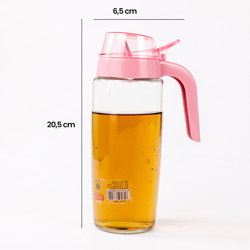 BOLIYOUHU Botol Minyak Serbaguna Seasoning Glass Jar Multi Warna 550ml ...