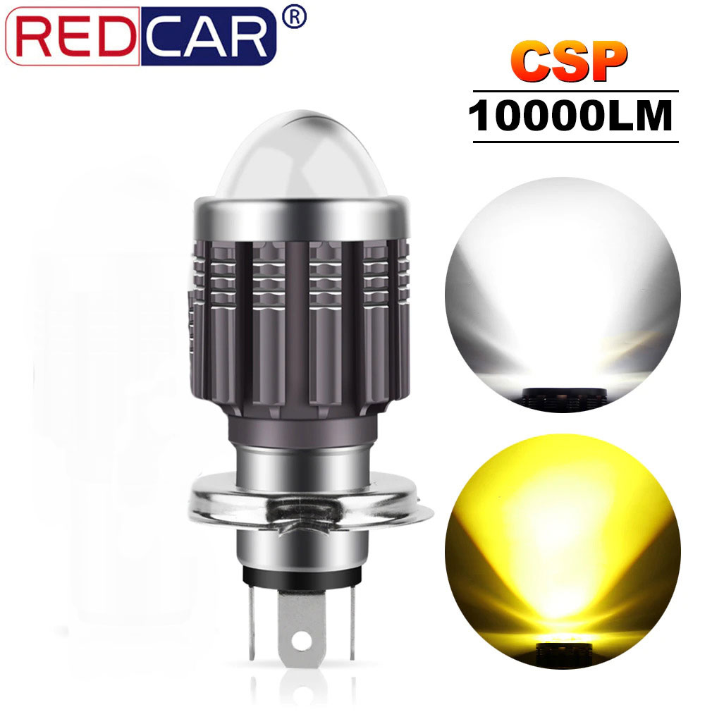 REDCAR Lampu Depan Motor LED Headlamp High Beam Low Beam 2 in 1 Light ...