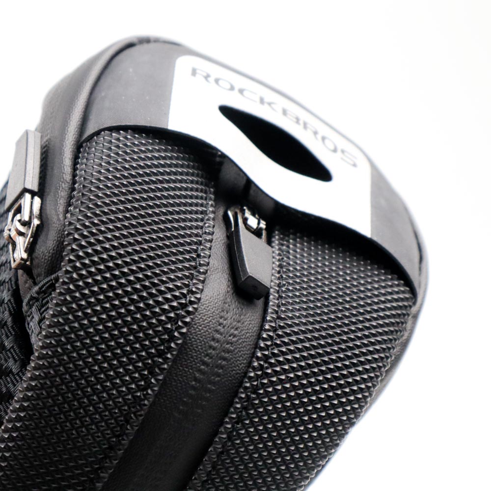 ROCKBROS Tas Sepeda Bicycle Tail Bag Reflective Hidden Space - B74 - Black