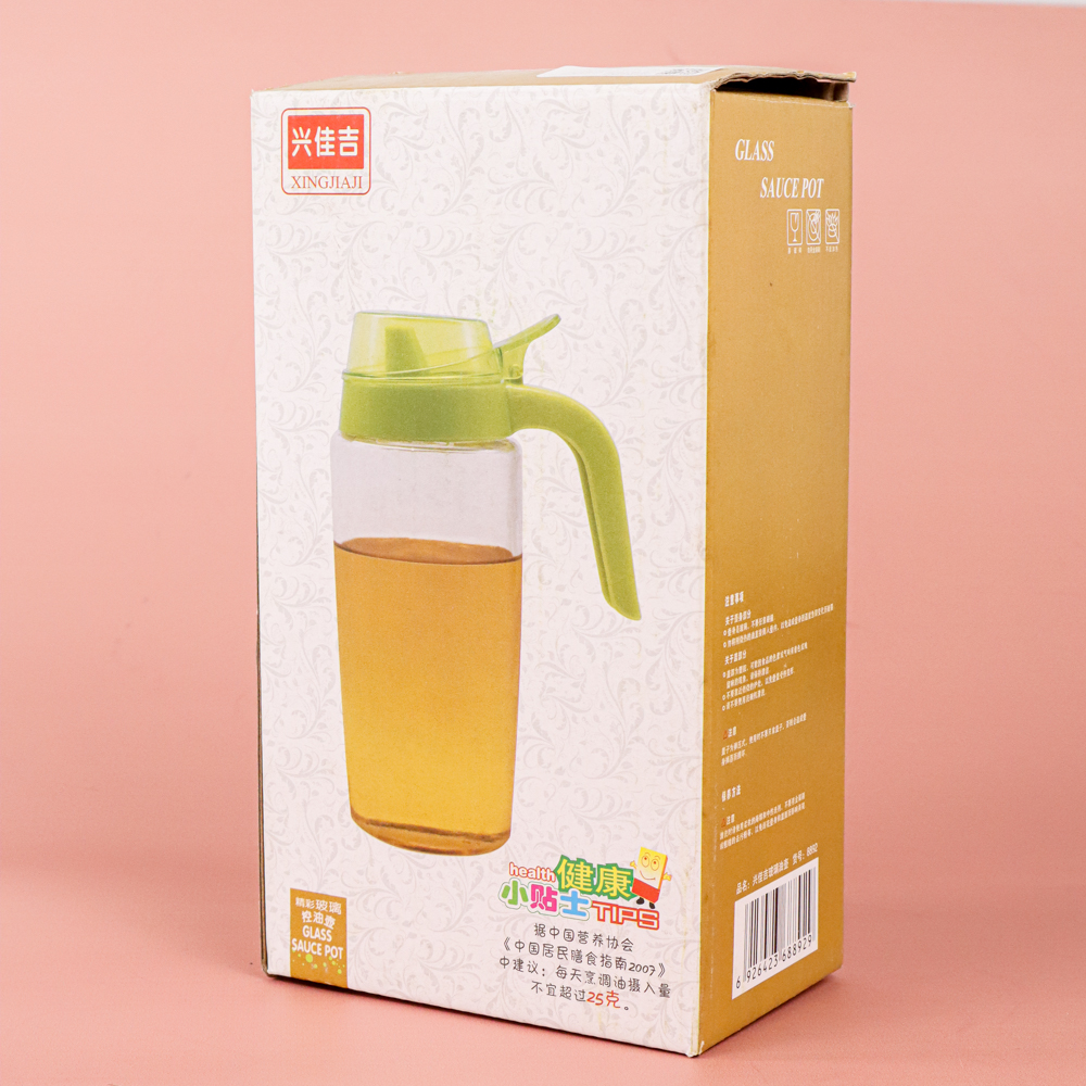 BOLIYOUHU Botol Minyak Serbaguna Seasoning Glass Jar Multi Warna 550ml ...