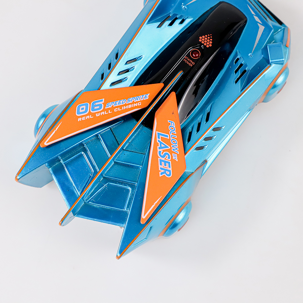 Runion Mainan Mobil RC Car Laser Tracking Anti Gravity 1:24 - R-712S - Blue