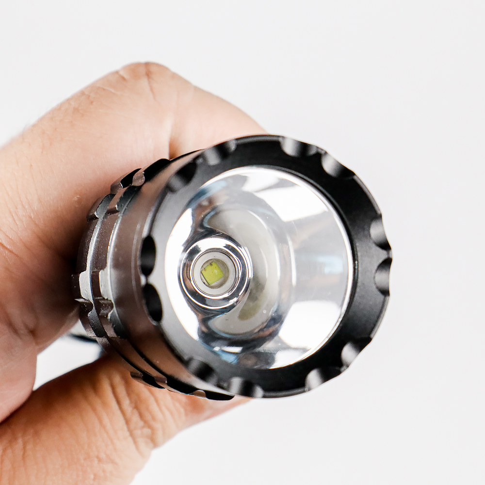 TaffLED Senter LED Torch Hunting Cree XM-L L2 6500 Lumens - 701 - Black ...