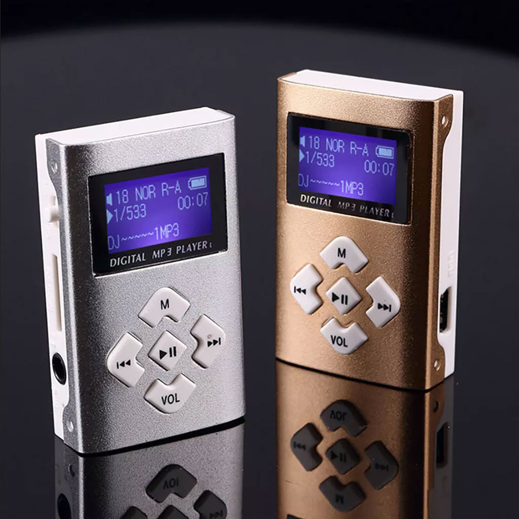 Overmal Digital MP3 Player MicroSD LCD Display - ZC11 - Black ...