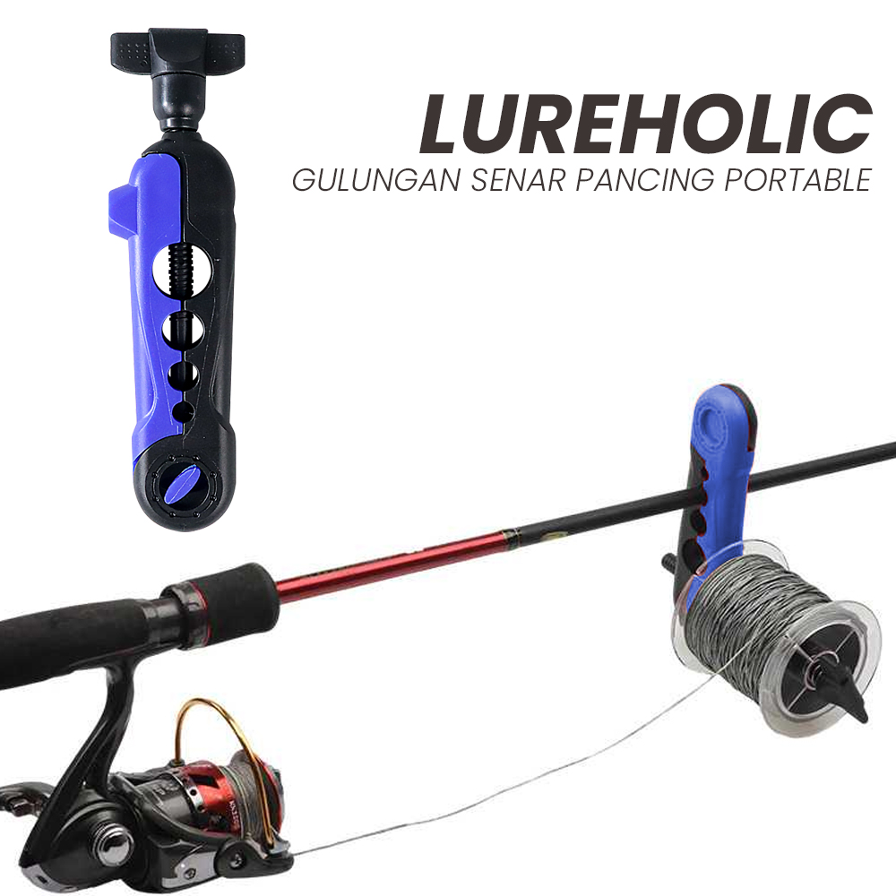 LUREHOLIC Gulungan Senar Pancing Portable Line Winder Spooler - R6 ...
