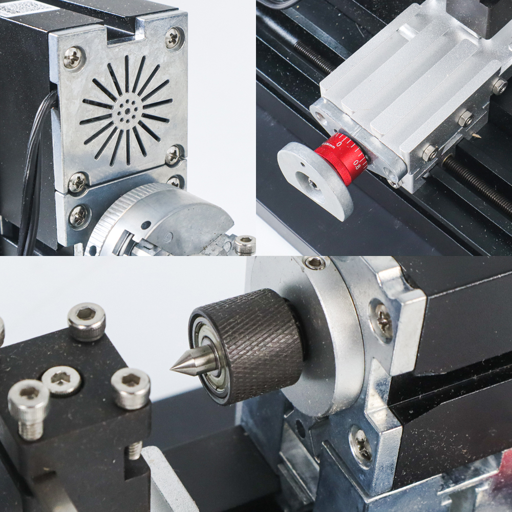 Tool The First Mesin Bubut Mini Lathe Wood Metalworking 60W - TZ20002MG ...