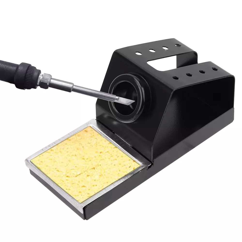 LISM Dudukan Solder bentuk H Screw Hole Sponge Soldering Stand Holder ...
