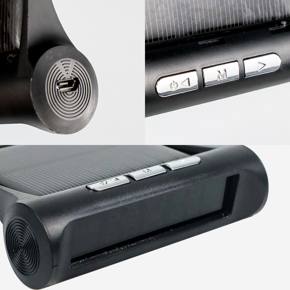 Yoelbaer Monitoring Tekanan Ban Mobil Wireless TPMS Solar Power - K10 ...