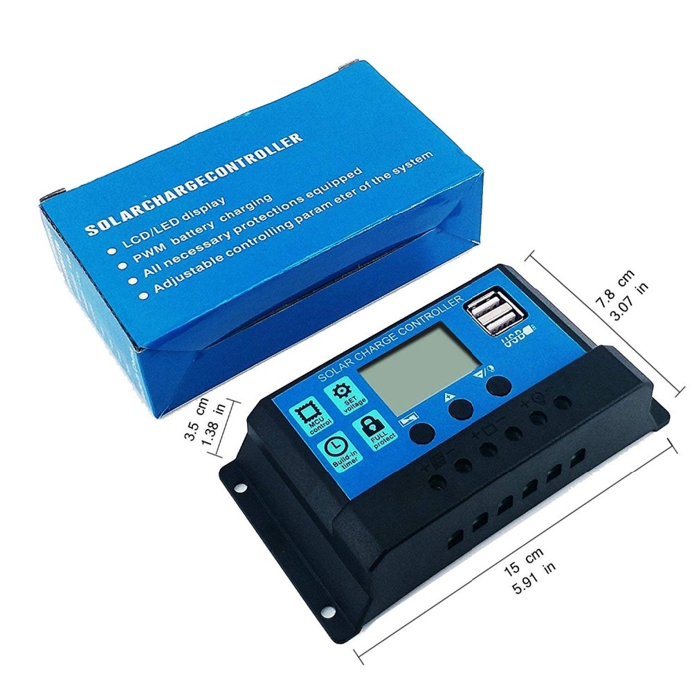 Solar Charge Controller PWM Automatic Recognize 12V/24V 40A - PWM234 ... Solar Charge Controller PWM Automatic Recognize 12V/24V 40A - PWM234 ...