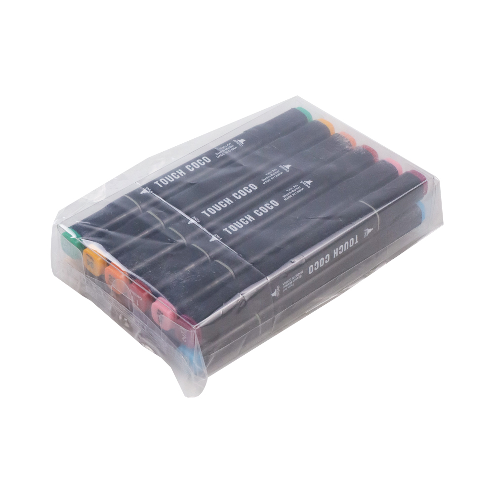 TOUCH COCO Spidol Dual Side Art Sketch Marker Drawing Set 12 Color ...