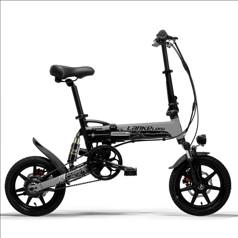Lankeleisi Sepeda Listrik Lipat Folding Bike Moped 36V 8.7AH - G100 ...