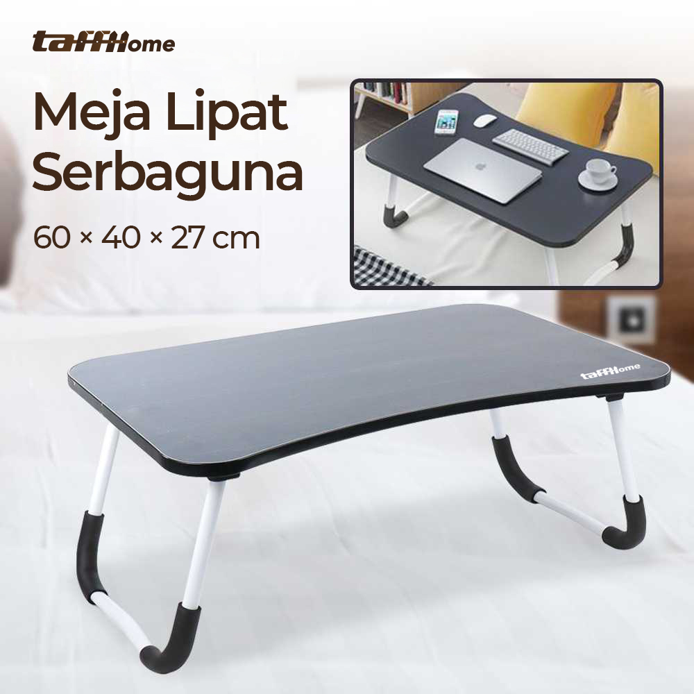 TaffHOME Meja Lipat Serbaguna Laptop Portable Desk Minimalist Design ...