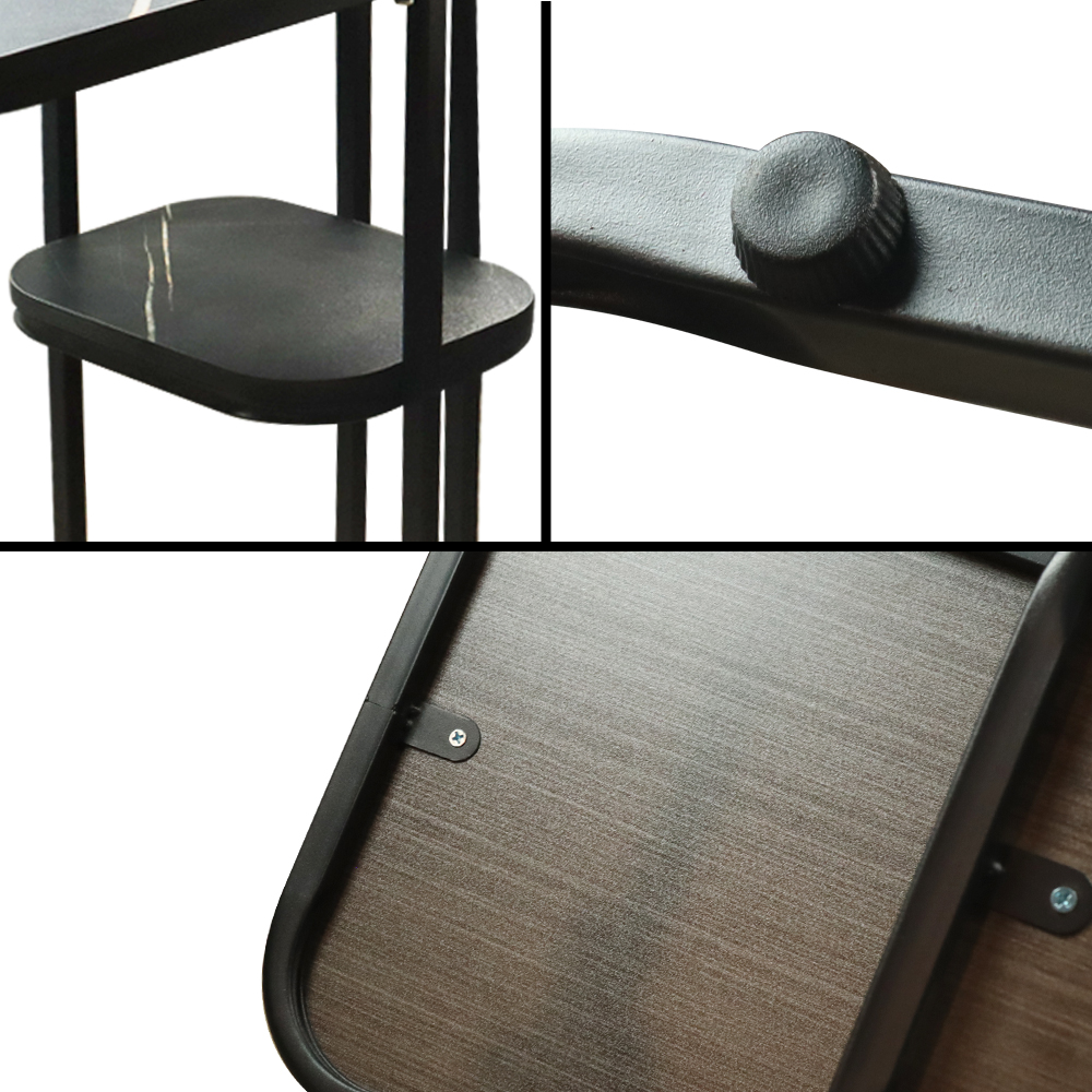 Geja Meja Sofa Side Table Marbel European Style Double Layer - H81 ...