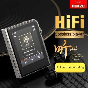 RUIZU MP3 Player Digital Audio WMA FLAC E-Book 2 Inch 32GB - A58 - Black