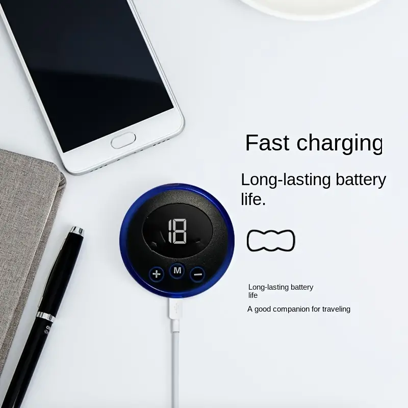 TaffOmicron Alat Pijat Elektrik Tempel EMS Terapi Leher Massager ...