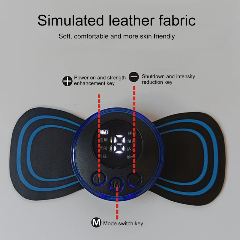 TaffOmicron Alat Pijat Elektrik Tempel EMS Terapi Leher Massager ...
