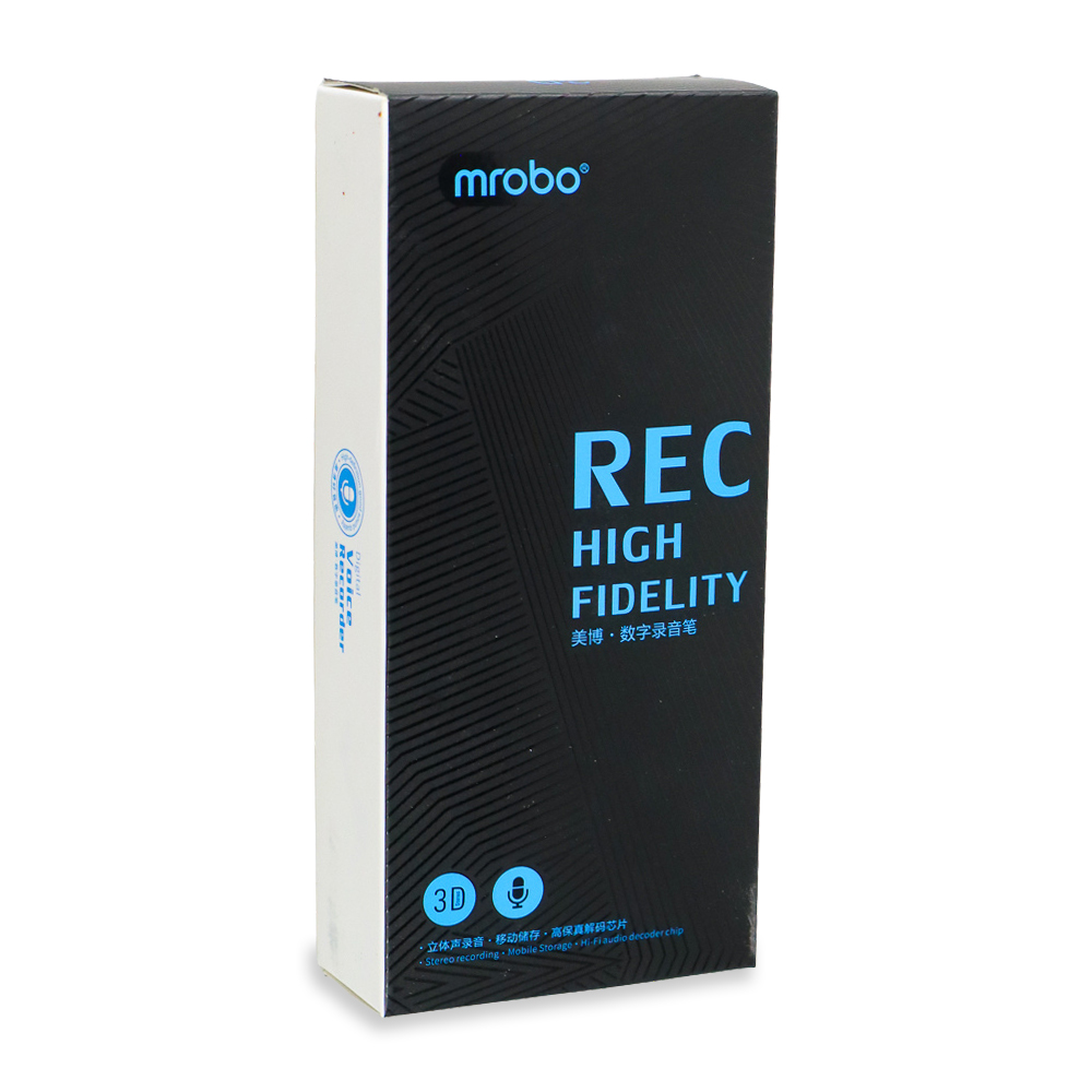 MROBO Perekam Suara Audio Digital Voice Recorder 1536K 16GB - A10 ...