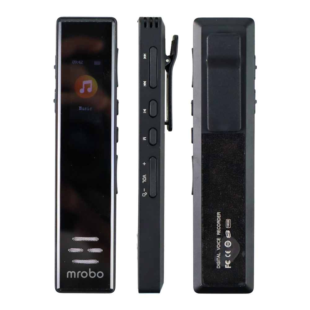 MROBO Perekam Suara Audio Digital Voice Recorder 1536K 16GB - A10 ...