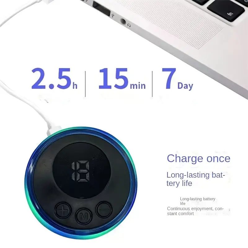 TaffOmicron Alat Pijat Elektrik Tempel EMS Terapi Leher Massager ...