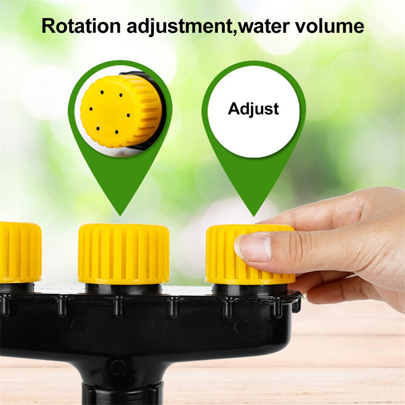 ALLSOME Multi-Head Water Sprinkler Nozzle Kepala Semprotan Air 5 Head ...