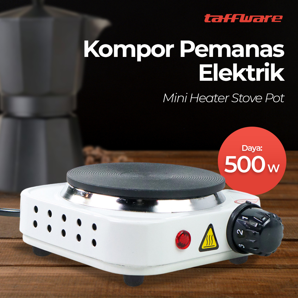 Taffware Kompor Elektrik Pemanas Mini Heater Stove Pot 500W - JX-500A ...