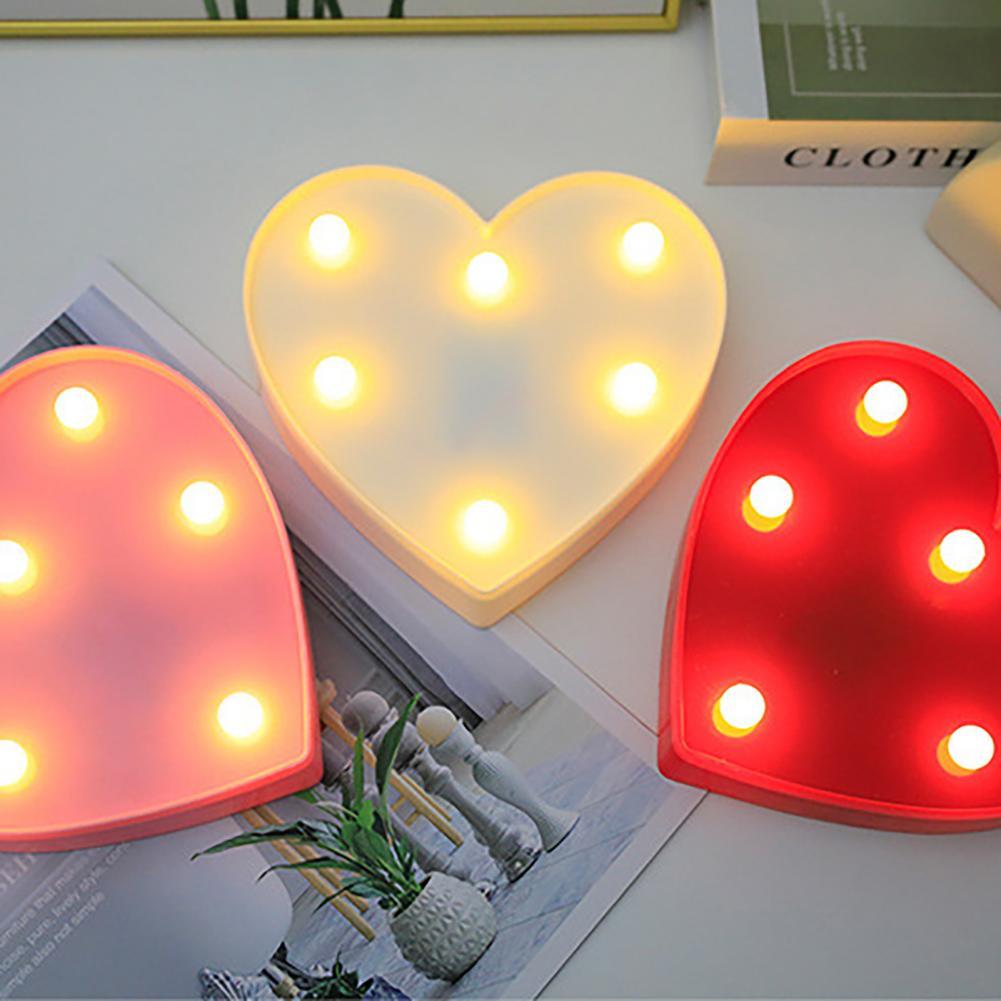 AMARYLLIS Lampu Meja Hias LED Romantis Bentuk Love Warm White - AM-16 ...