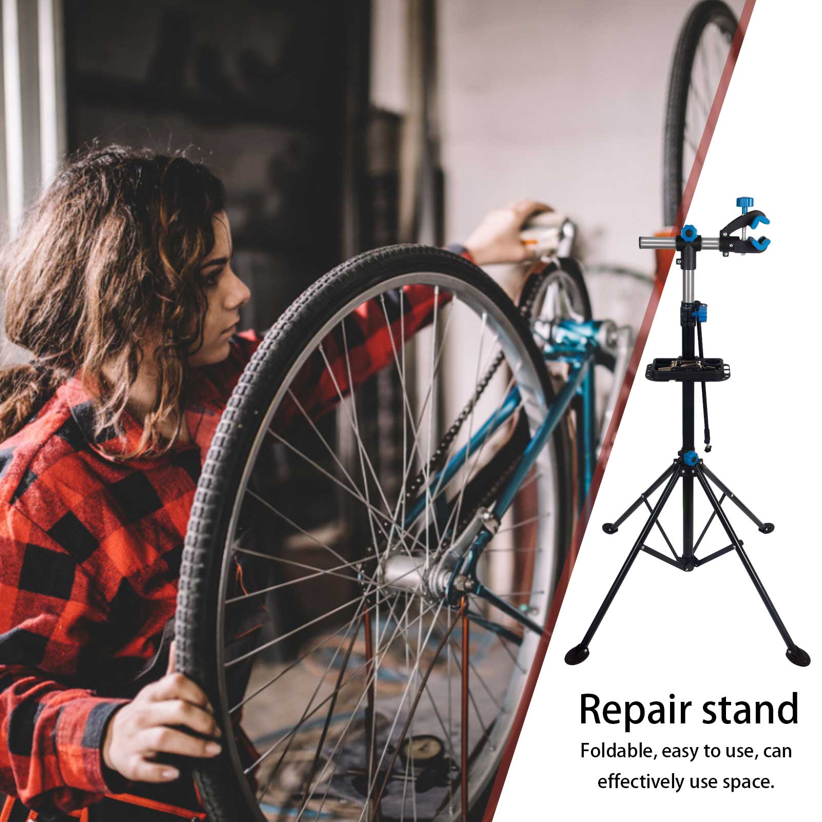 KingsWay Alat Perbaikan Rangka Sepeda Bike Repair Stand Foldable - K-50 ...