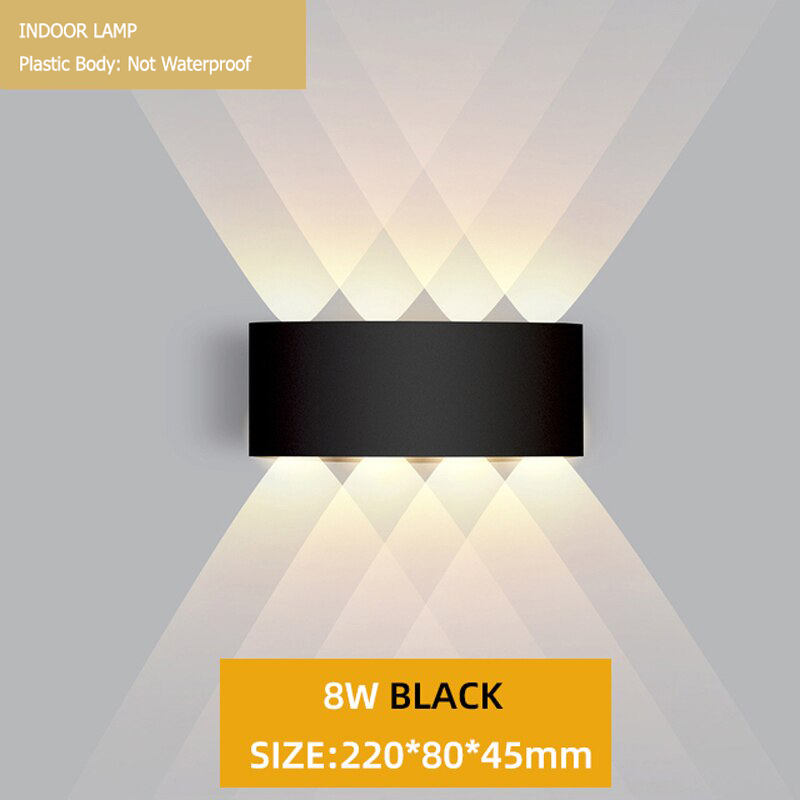 TaffLED Lampu Dinding Hias LED Indoor Plastic 8 W 8 LED Warm White - 8T ...