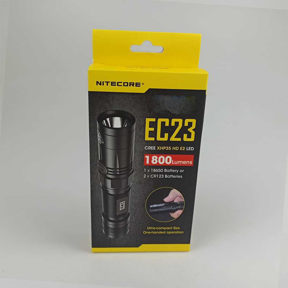 NITECORE Senter LED CREE XHP35 HD E2 1800 Lumens - EC23 - Black ...