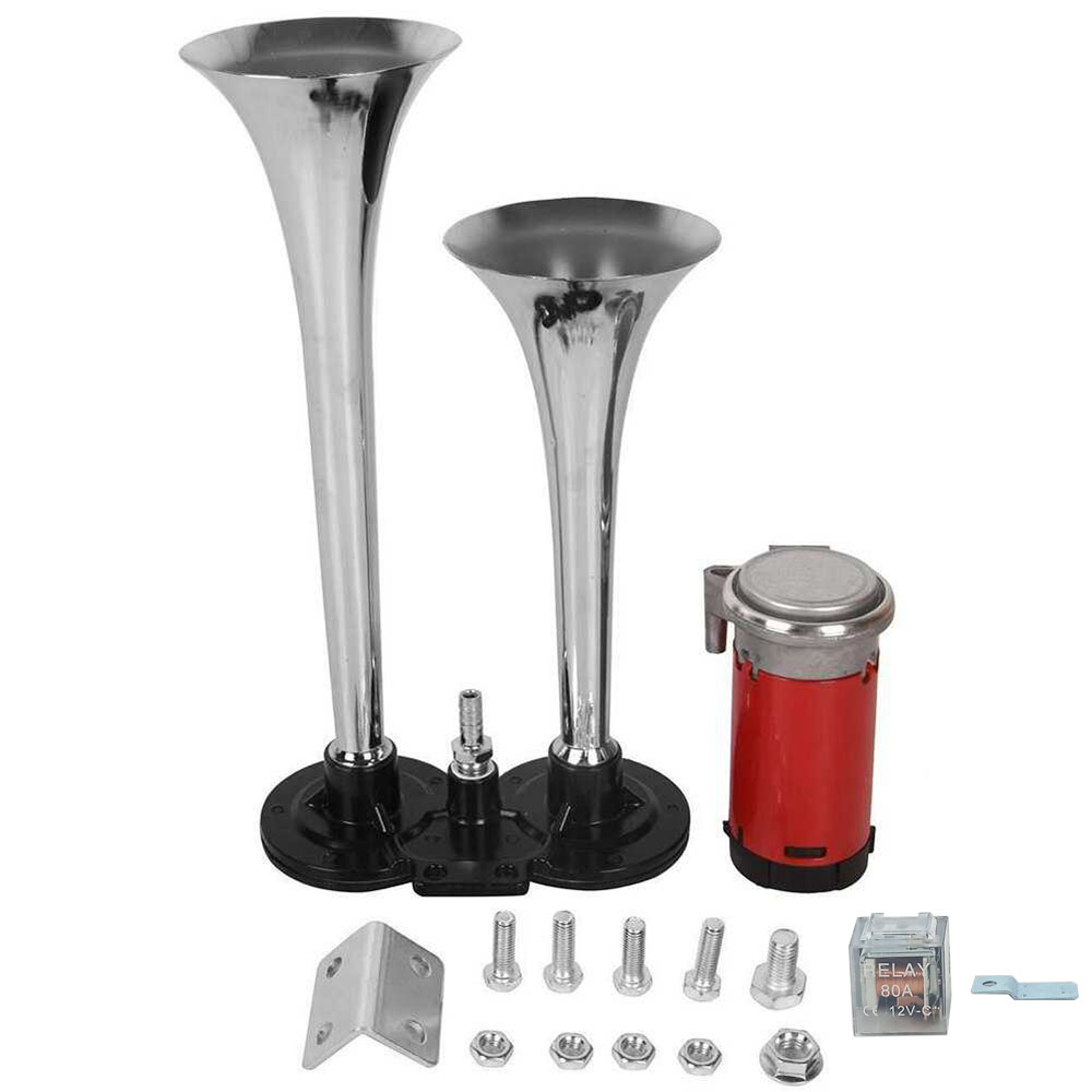 You Lian Klakson Trompet Truk Mobil Dual Air Horn 150dB 24V - JD2912 ...