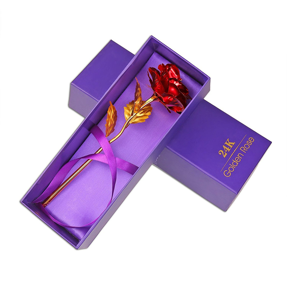 Smiles Gift Bunga Mawar Dekorasi Artificial Gold Foil Flower 24K - AF24 ...