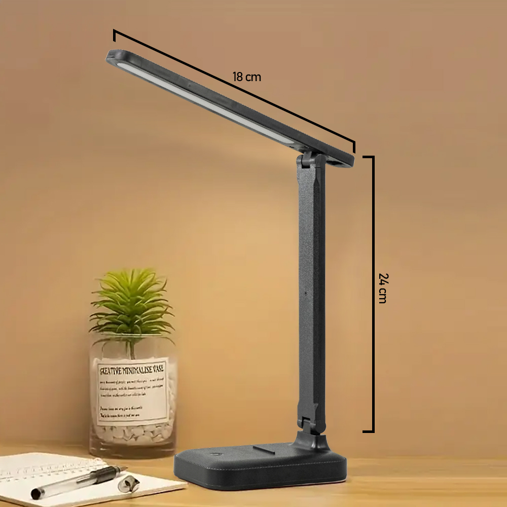 TaffLED Lampu Meja Belajar LED Eye Protection USB Model 8W 3 Color ...