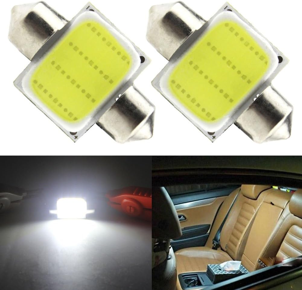 Lampu Interior Mobil LED Plat Dome Light C5W 2W Cool White 1 PCS 31mm ...