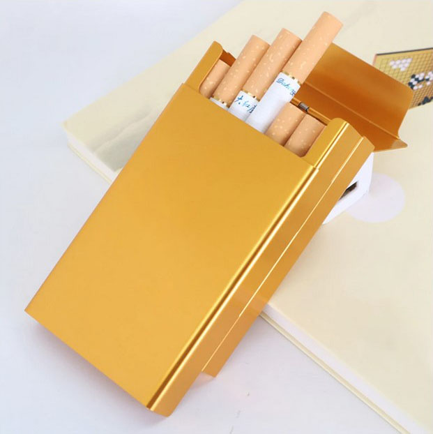 Firetric Kotak Bungkus Rokok Aluminium Slider Cigarette Case 20 Rokok ...