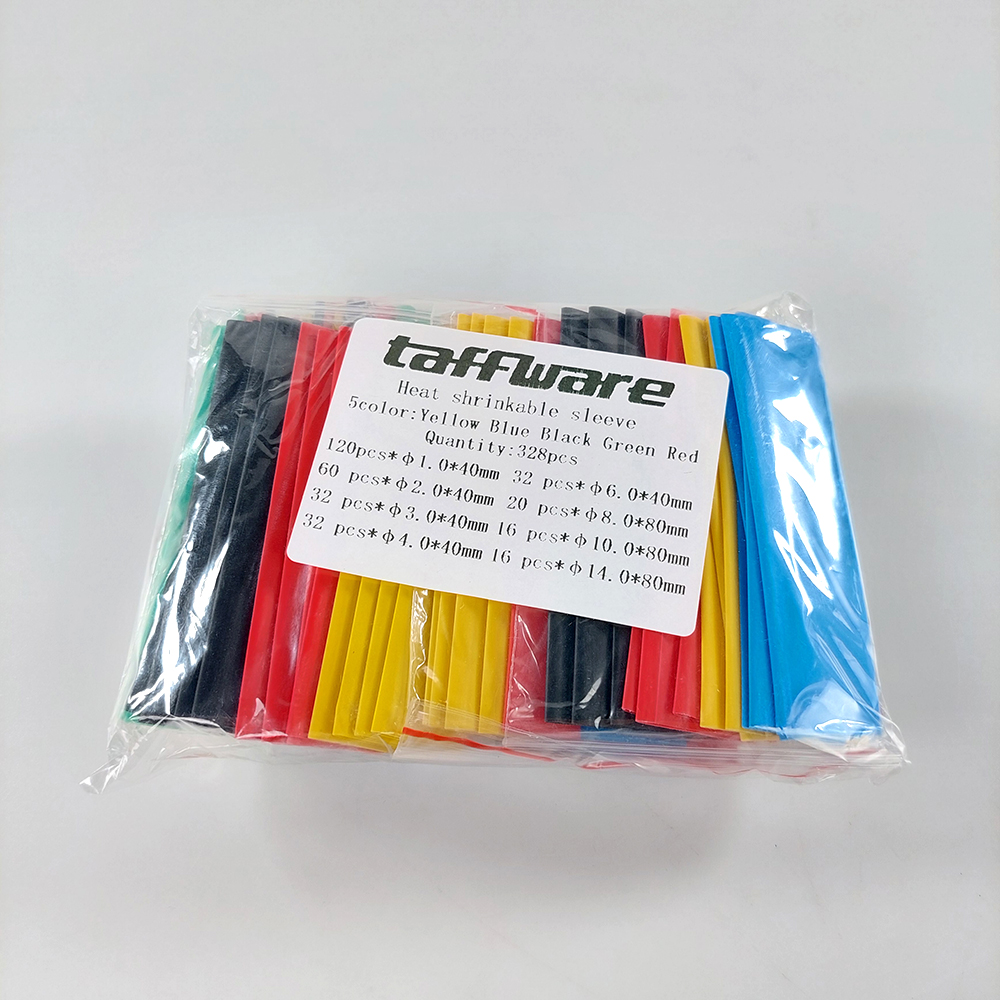 Taffware Selongsong Pelapis Kabel Insulasi Heat Shrink Tube 328 PCS ...