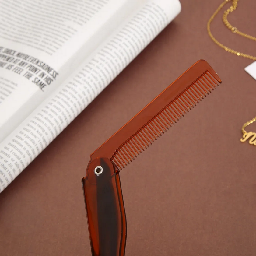 DK Sisir Rambut Lipat Foldable Pocket Hair Comb - HC002 - Black ...