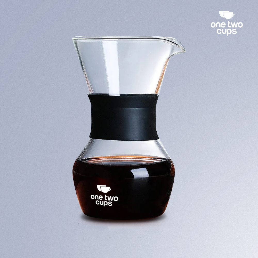 One Two Cups Coffee Server Chemex Drip Pour Over Borosilicate Glass ...